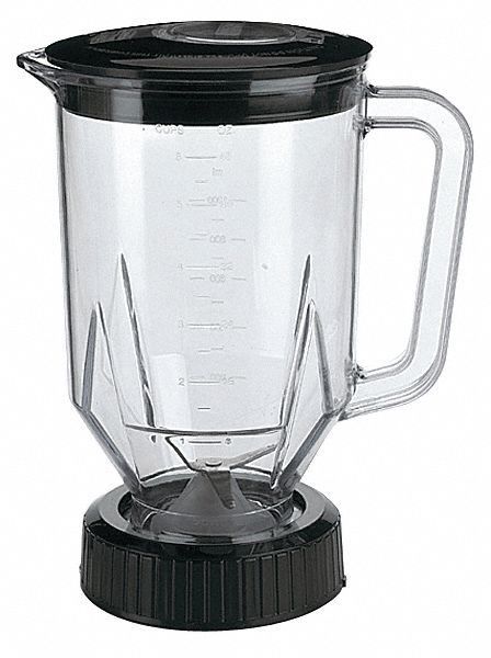 WARING COMMERCIAL, 48 oz Container Capacity, Black/Clear, Blender ...