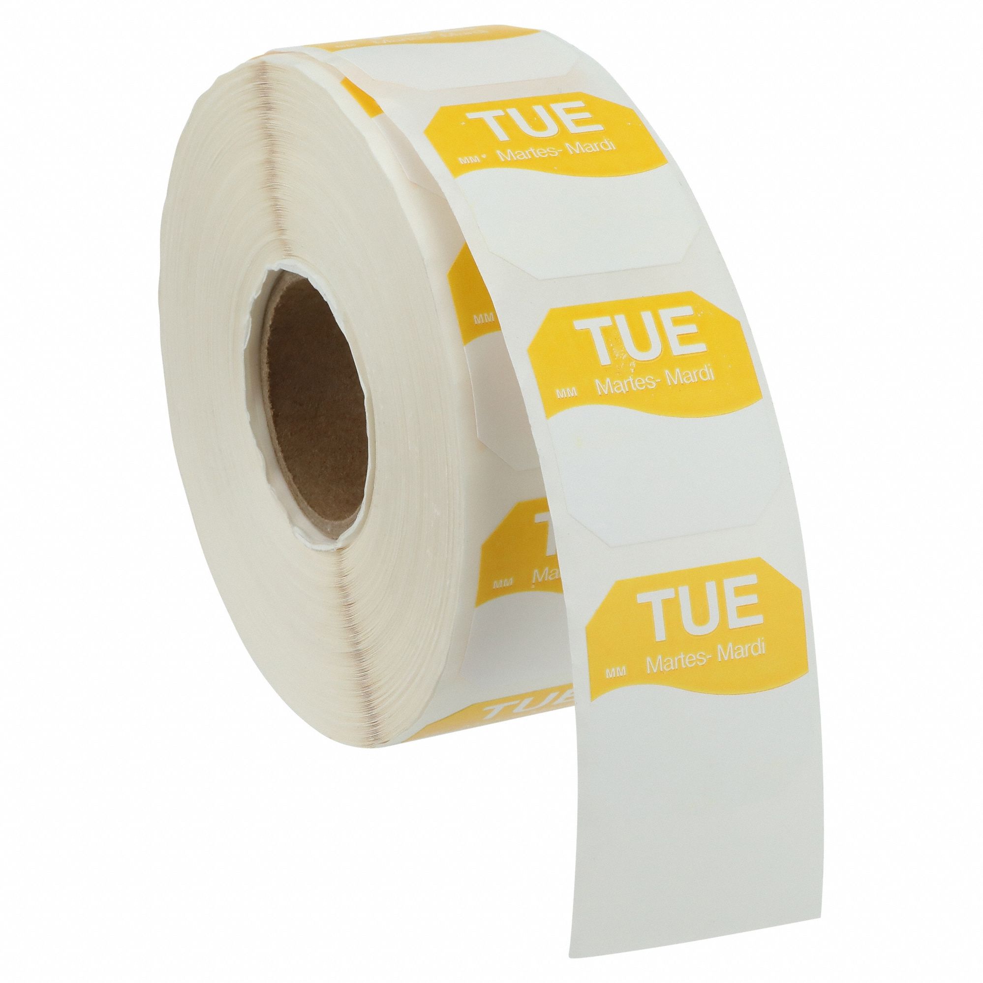 DAYMARK, Yellow, Tuesday, Day of the Week Label - 6GUU4|1100602 - Grainger