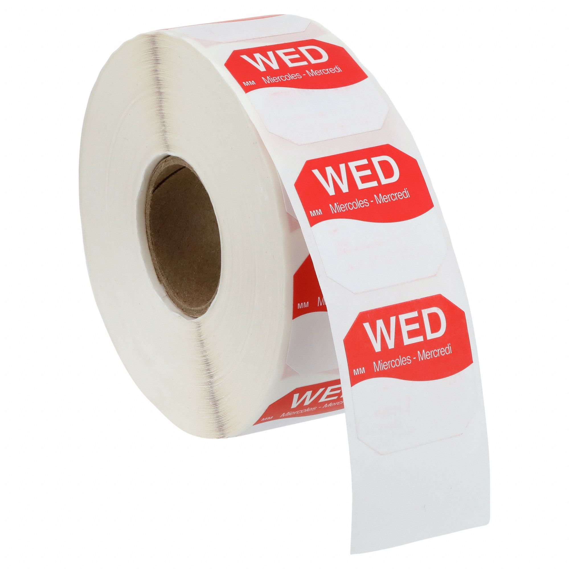 DAYMARK, Red, Wednesday, Day of the Week Label - 6GUU5|1100603 - Grainger