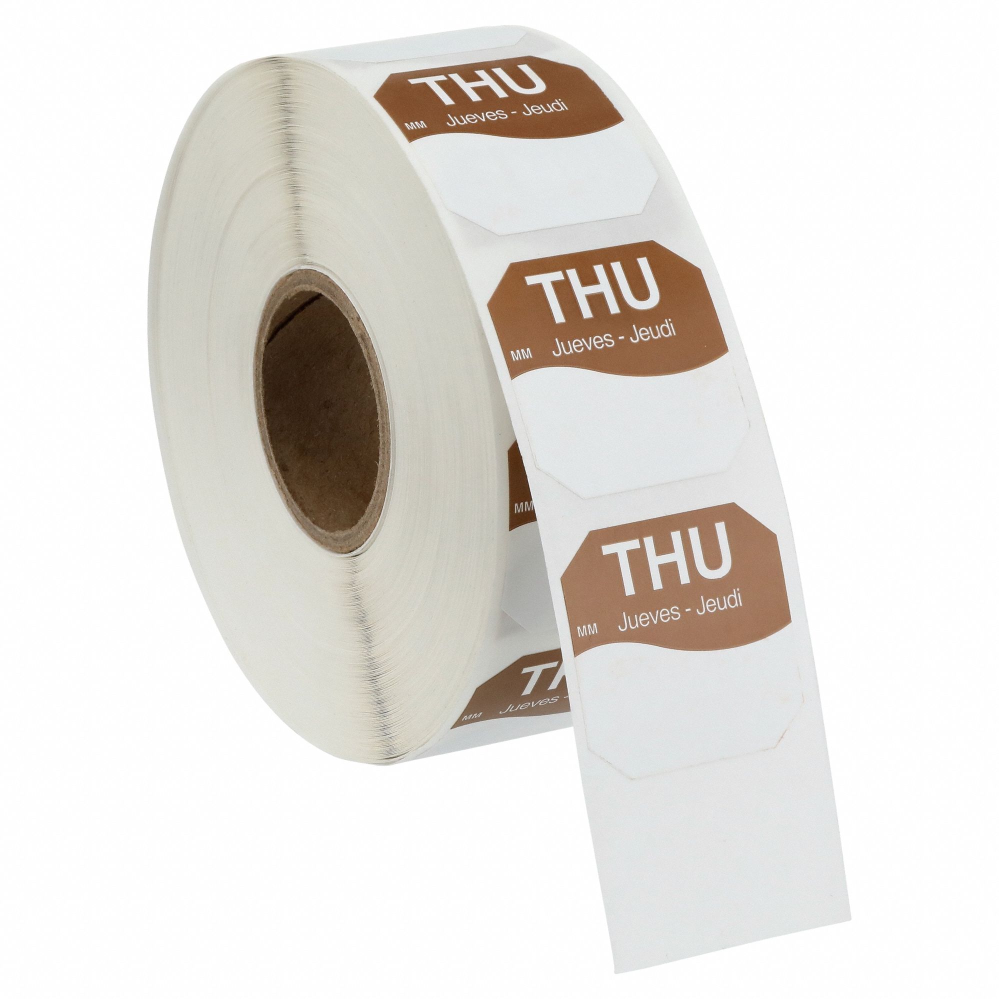 DAYMARK, Brown, Thursday, Day of the Week Label - 6GUU6|1100604 - Grainger