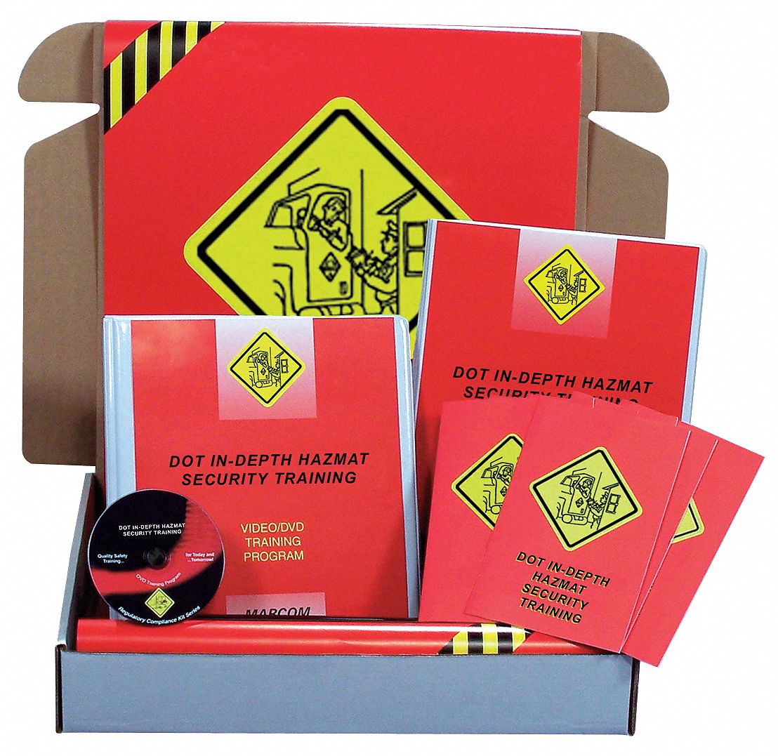 Compliance Training Kit, DVD, Chemical/HAZMAT Training, English - Grainger