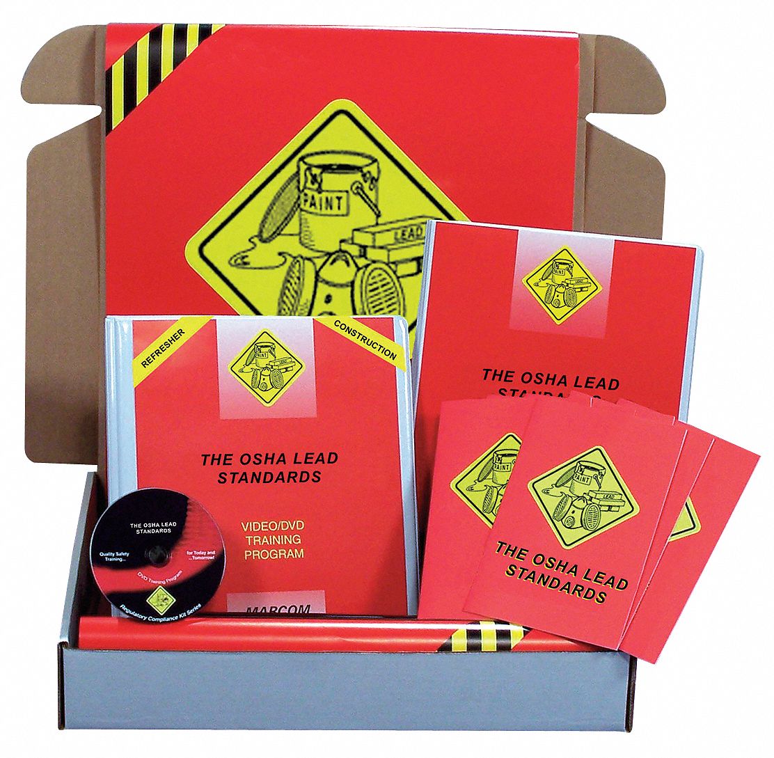 Safety Training Kit, DVD, Chemical/HAZMAT Training, English - Grainger