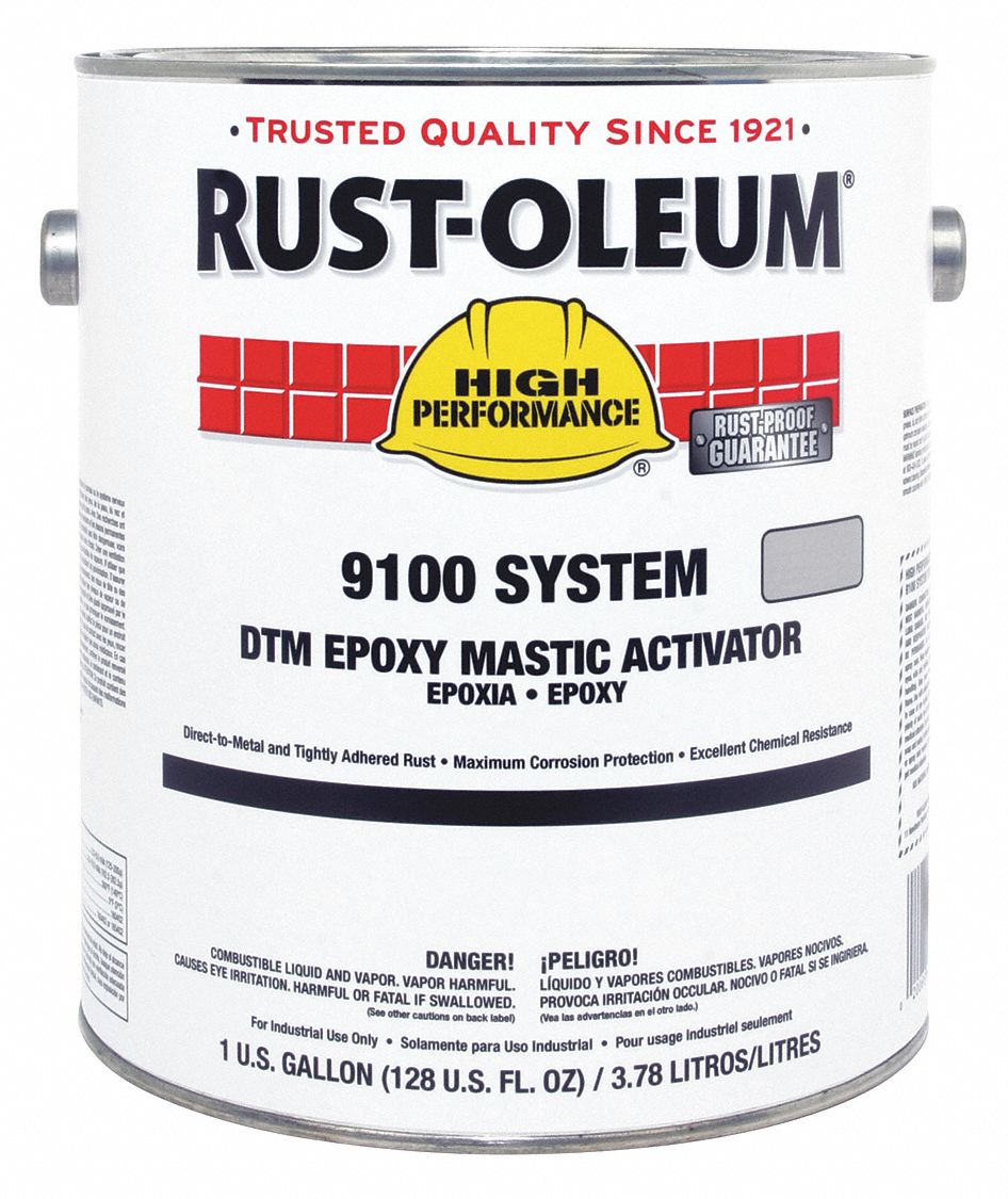 RUST-OLEUM Immersion Epoxy Coating Activator, Size: 1 gal. - 6H237 ...