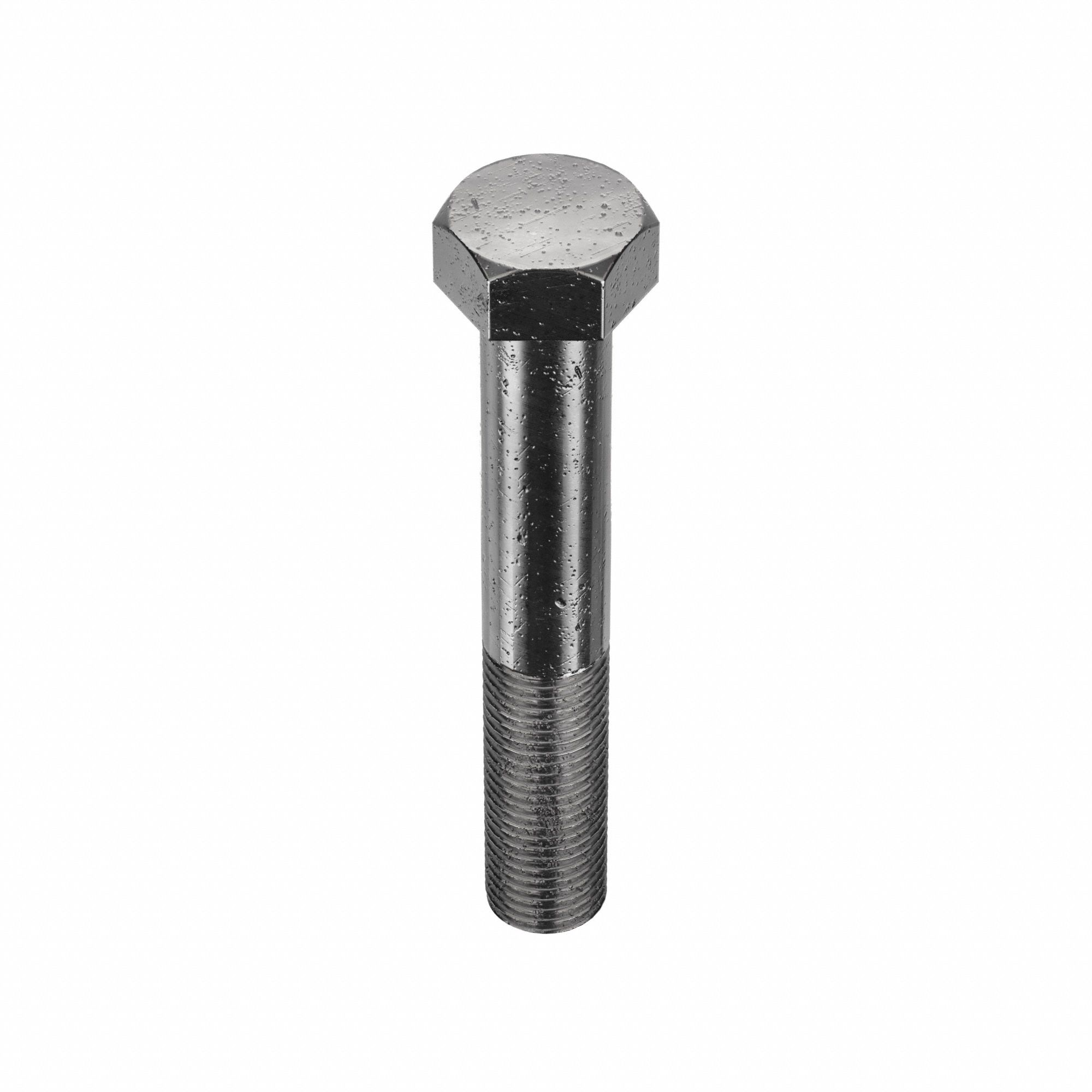 7/16"-20, Hex Head Cap Screw, 1 3/4 in Fastener Length, Grade 8 Steel ...