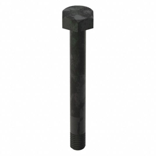 1-1/4"-7, Hex Head Cap Screw, 9 in Fastener Length, Grade 8 Steel ...