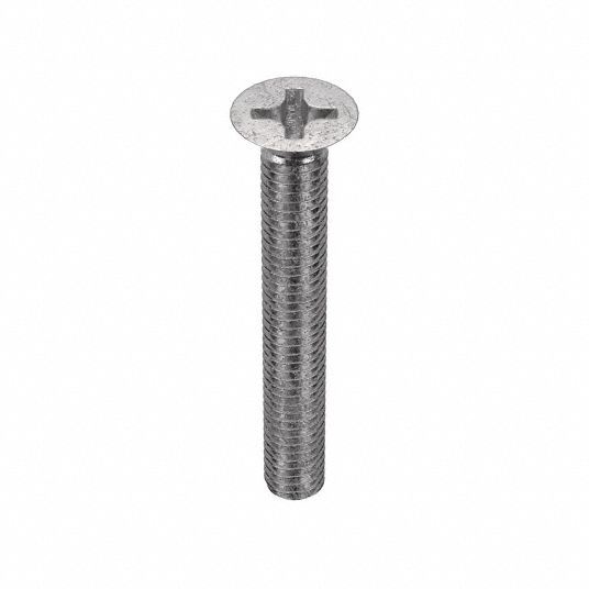 Machine Screw, PK 100 - Grainger