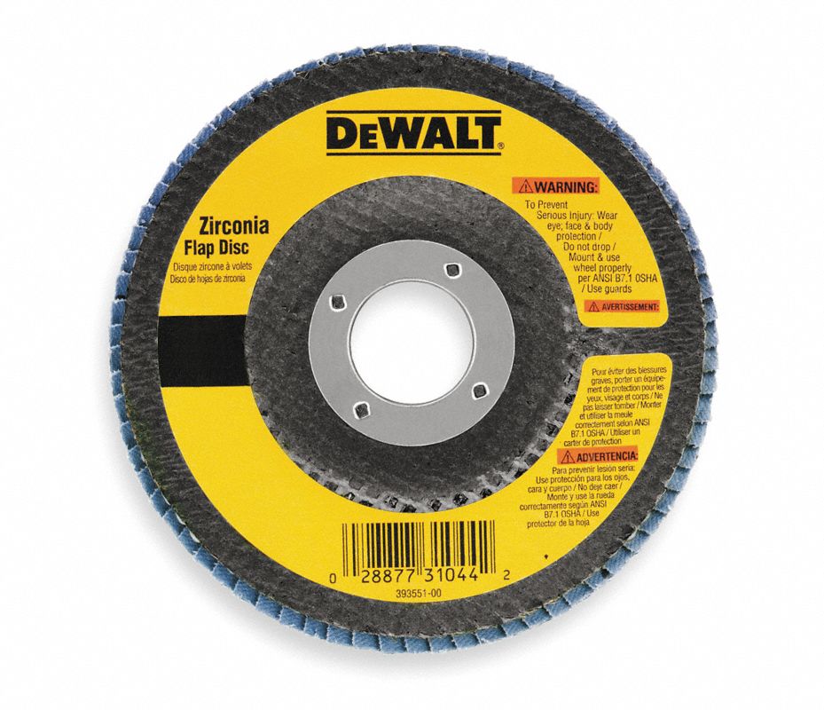 DEWALT Disco Plano para Montaje en Eje 4-1/2" Grano 80 - Discos ...