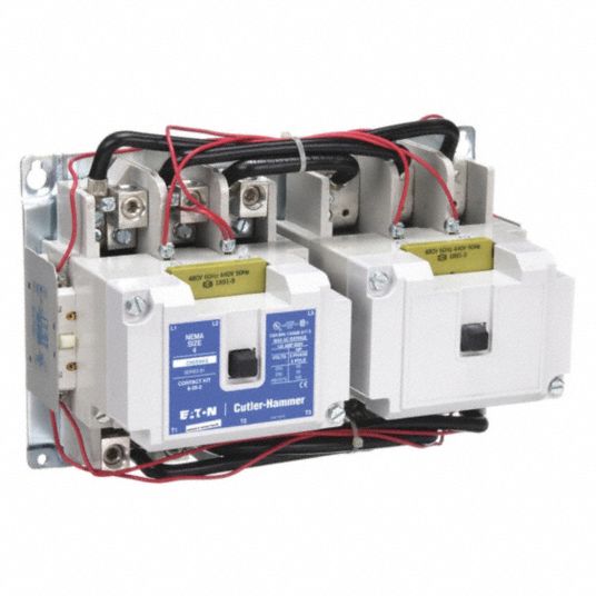 EATON, Reversing, 3 Poles, NEMA Magnetic Contactor - 6HGU0|CN55NN3C ...