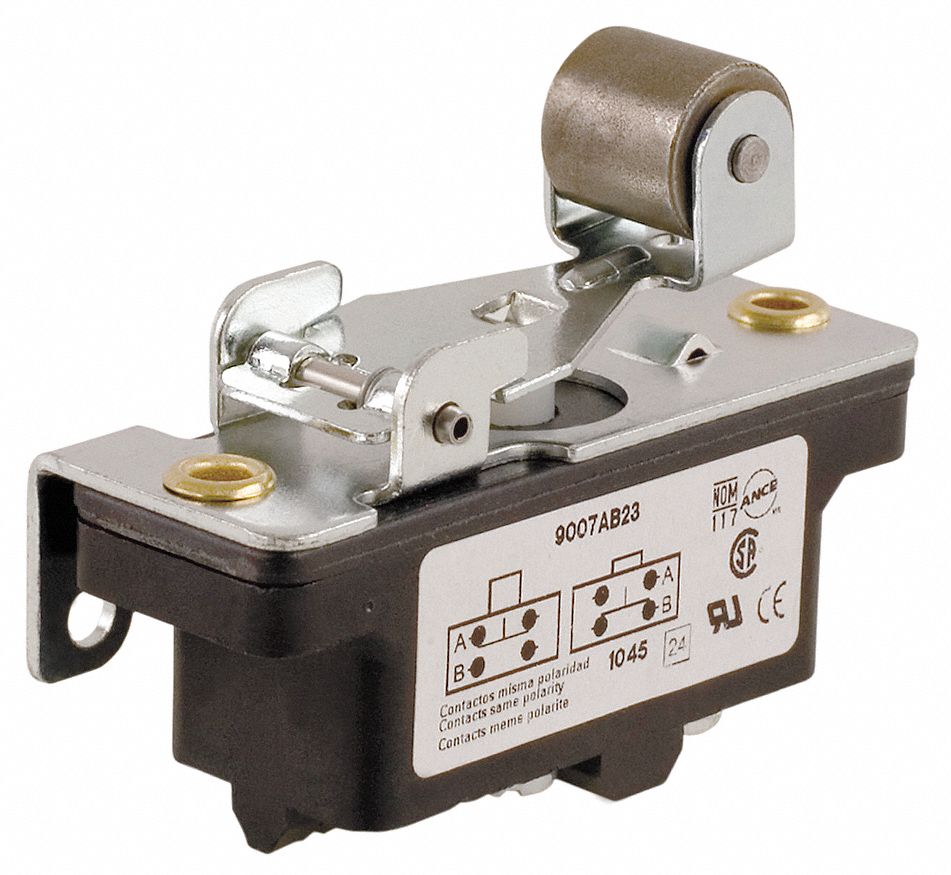 SQUARE D, 15 A @ 600 V, 2 A @ 125 V, Industrial Snap Action Switch ...