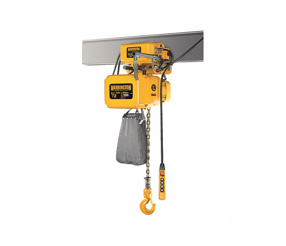 HARRINGTON Polipasto Eléctrico de Cadena, 1000 lb., Elevación del ...