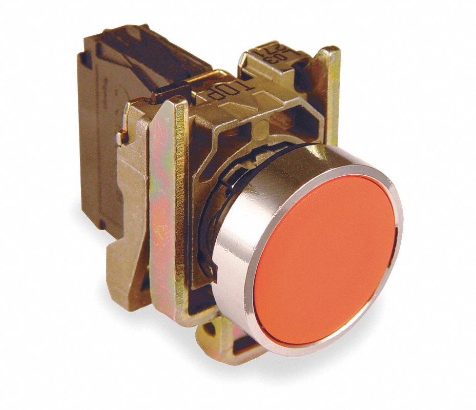 SCHNEIDER ELECTRIC Botón Pulsador, Acción: Momentánea, Enfundado ...