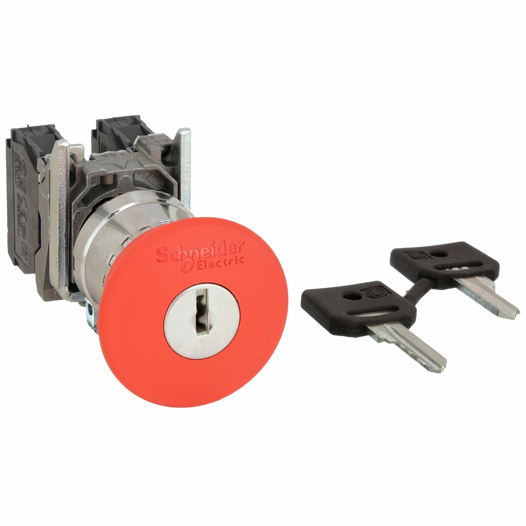 SCHNEIDER ELECTRIC Emergency Stop Push Button: 22 mm Size, Maintained ...