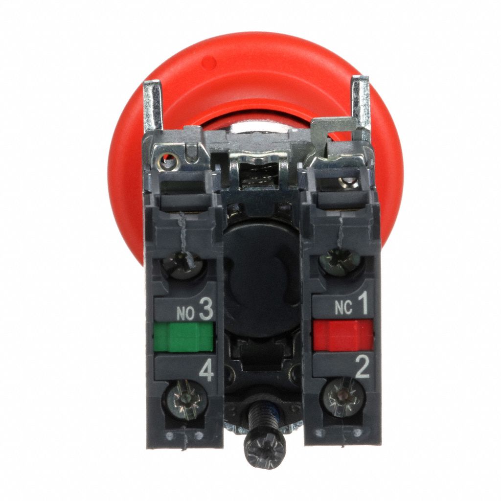 SCHNEIDER ELECTRIC Emergency Stop Push Button: 22 mm Size, Maintained ...