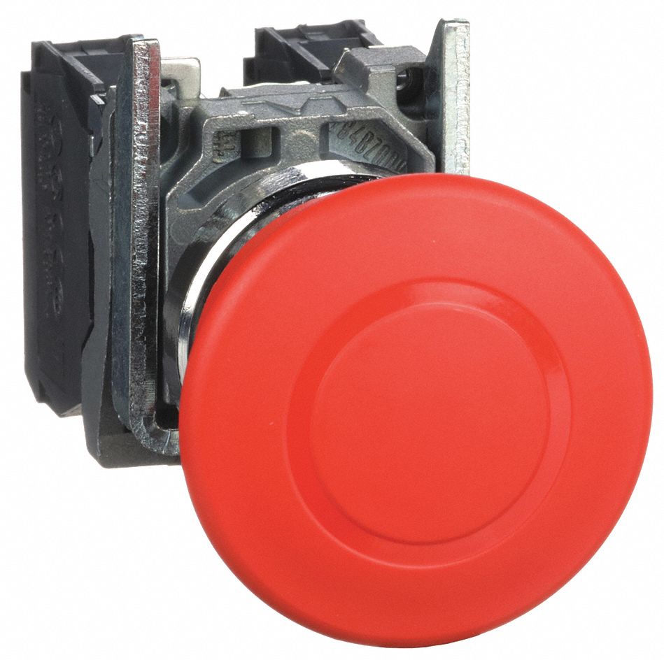 SCHNEIDER ELECTRIC Emergency Stop Push Button: 22 mm Size, Maintained ...