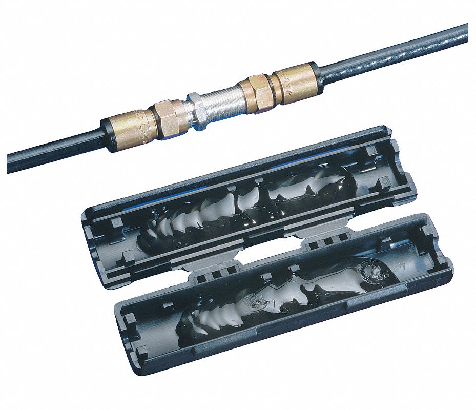 TE CONNECTIVITY Juego para Empalme de Cables Coaxiales Negro, Número de ...