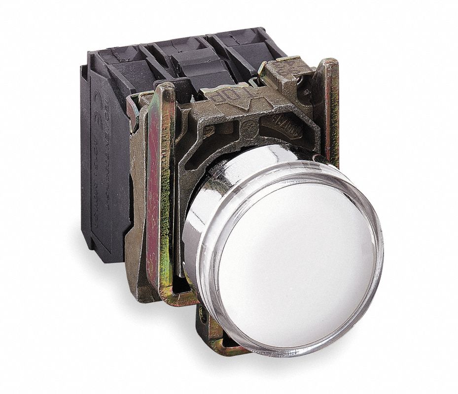 SCHNEIDER ELECTRIC Botón de Presión Iluminado, Amarillo, 22mm, LED, 1NO ...