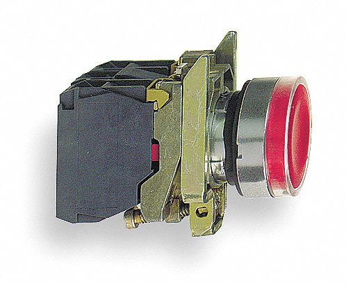 SCHNEIDER ELECTRIC Botón de Presión Iluminado, Rojo, 22mm ...