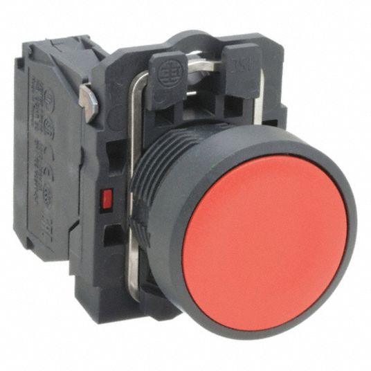 SCHNEIDER ELECTRIC, Non-Illuminated, Flush Profile, Flush Push Button ...