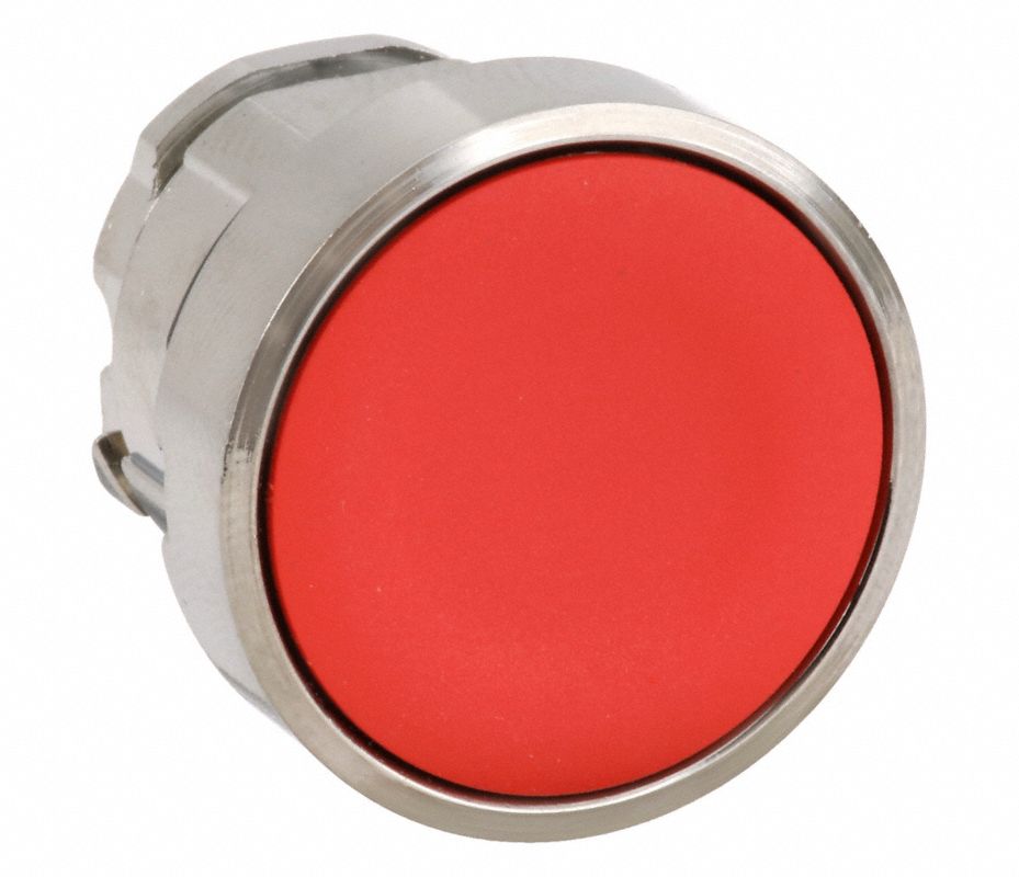 SCHNEIDER ELECTRIC Operador de Botón Pulsador, Metal, Botón de Descarga ...