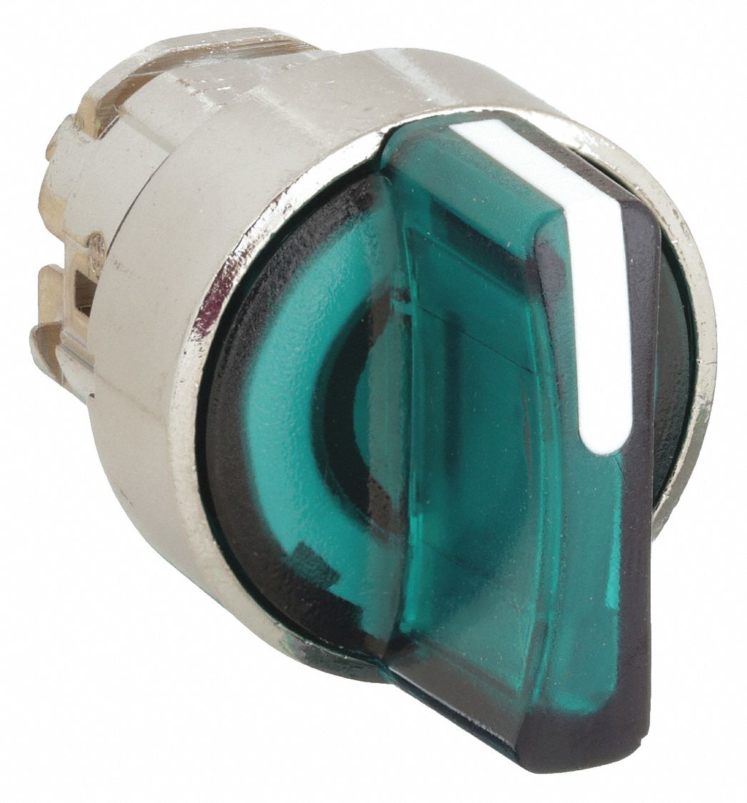 SCHNEIDER ELECTRIC, 22 mm Panel Mount Size, 3 Positions, Short-Handled Selector Switch - 6HP03 ...