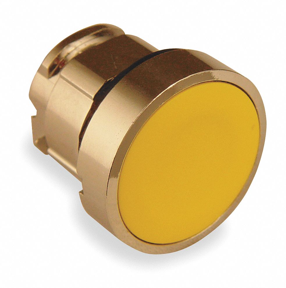 Pushbutton,22mm,YLW,Momentary,Booted - Grainger