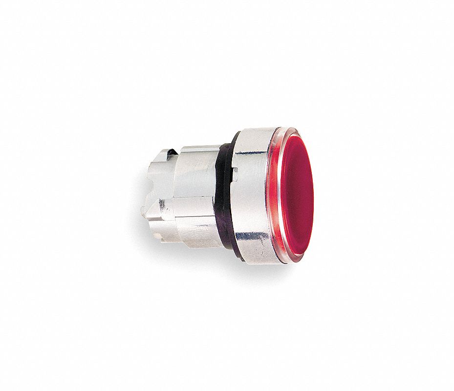 SCHNEIDER ELECTRIC Cabeza,22mm,Momentánea,Cb.Aluminio,Rojo - 2FJM5 ...