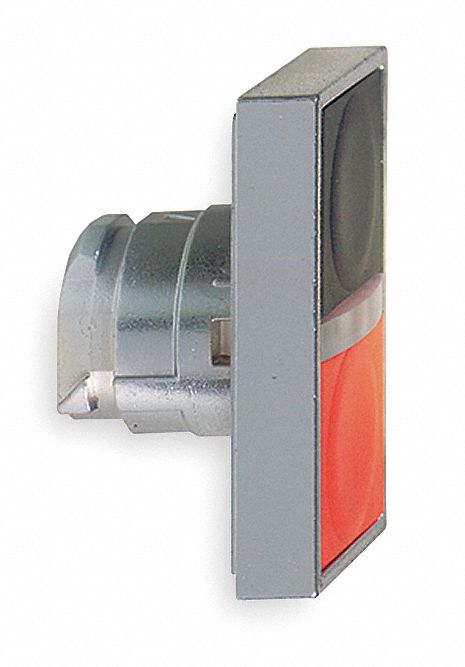 SCHNEIDER ELECTRIC, 22 mm Mounting Size, Momentary, Flush Push Button - 6HR75|ZB4BW822743 - Grainger