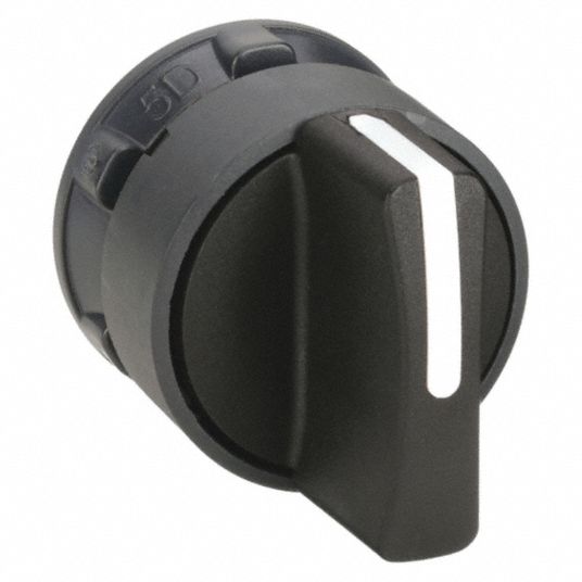 SCHNEIDER ELECTRIC, 22 mm Panel Mount Size, 2 Positions, Short-Handled Selector Switch - 6HT55 ...