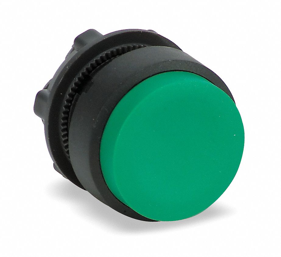 SCHNEIDER ELECTRIC, 22 mm Mounting Size, Non-Metallic, Extended Push ...