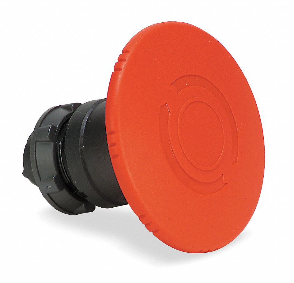 Push Button Operator, Plastic, Turn to Release, Red, 1, 2, 3, 4, 4X, 13 ...