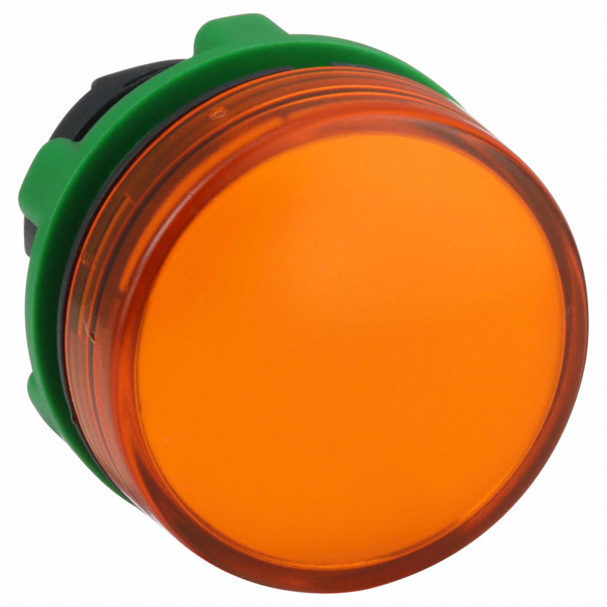 SCHNEIDER ELECTRIC, 22 mm Panel Mounting Hole Dia, Yellow, Pilot Light ...