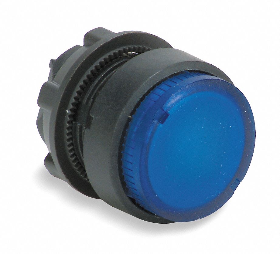SCHNEIDER ELECTRIC, 22 mm Mounting Size, Non-Metallic, Extended Push ...