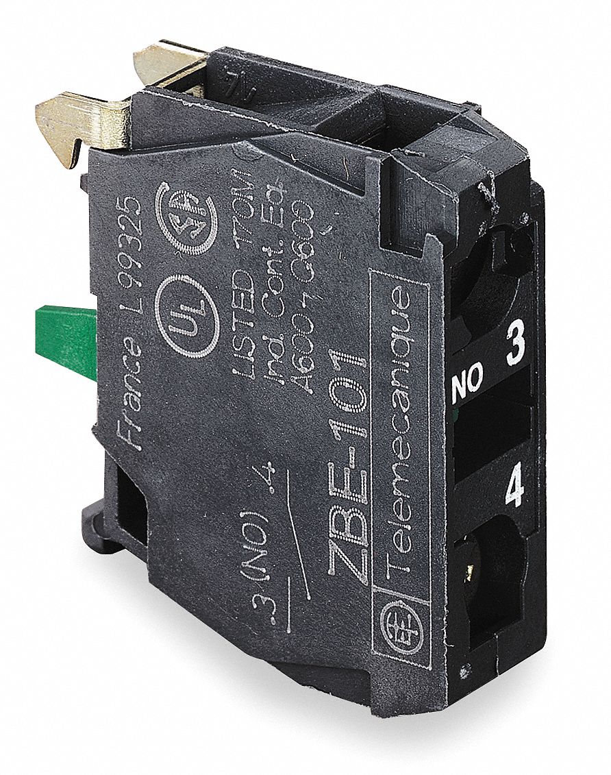 SQUARE D Bloque de Contacto , 22mm , Forma de Contacto 1NA ...