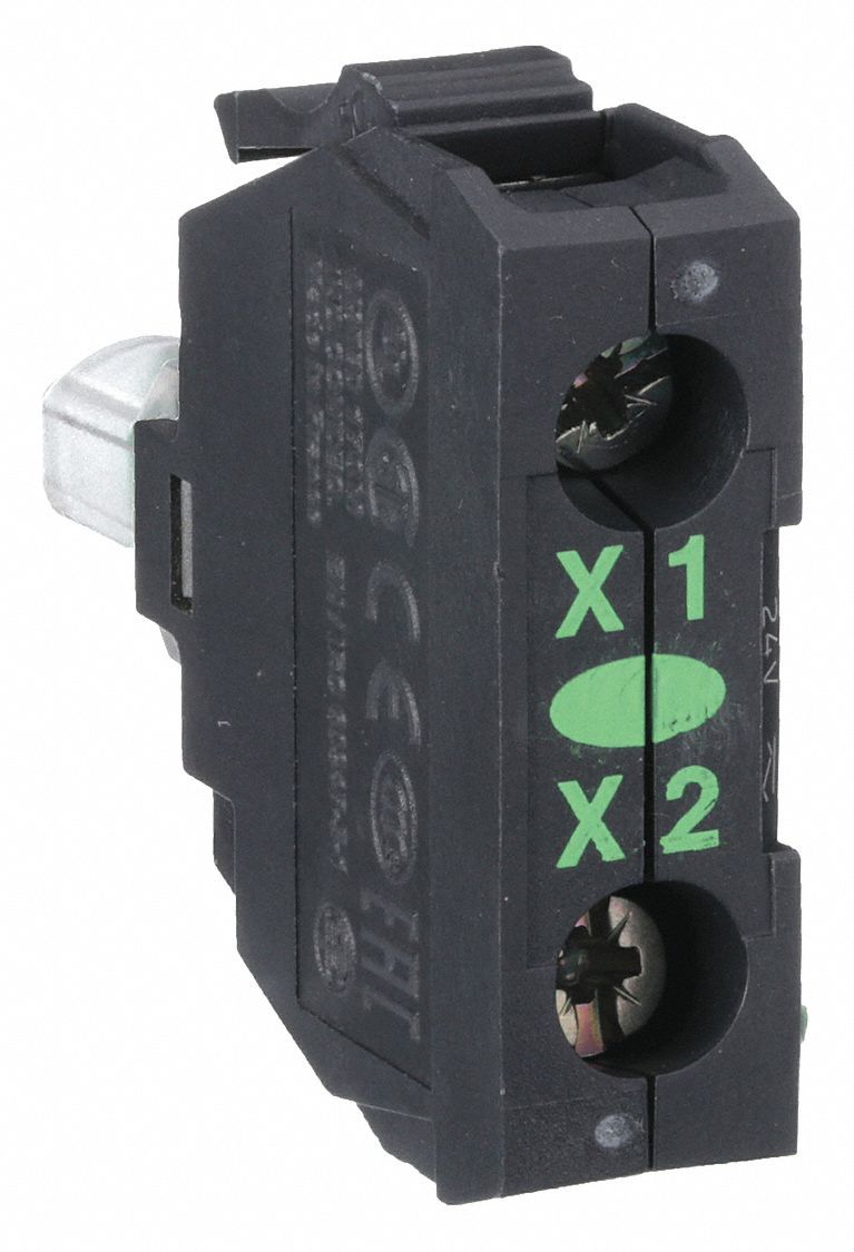 SCHNEIDER ELECTRIC, 22 mm Size, Green, Lamp Module - 6HZ47|ZBVB3 - Grainger