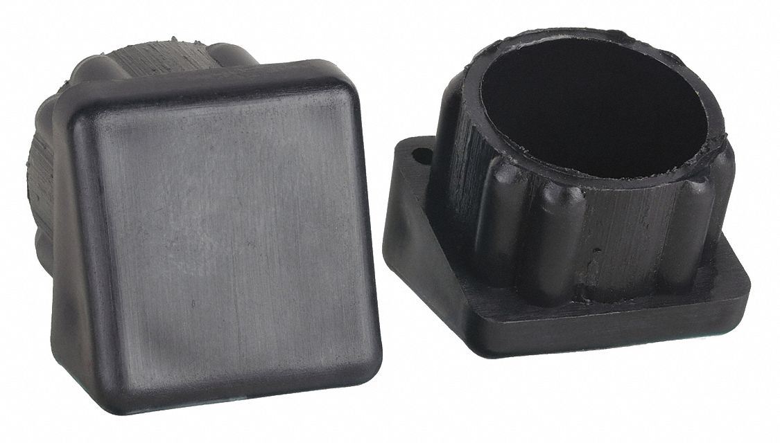 Plastic, Round, Furniture Protective Leg Tips - 6J581|6J581 - Grainger