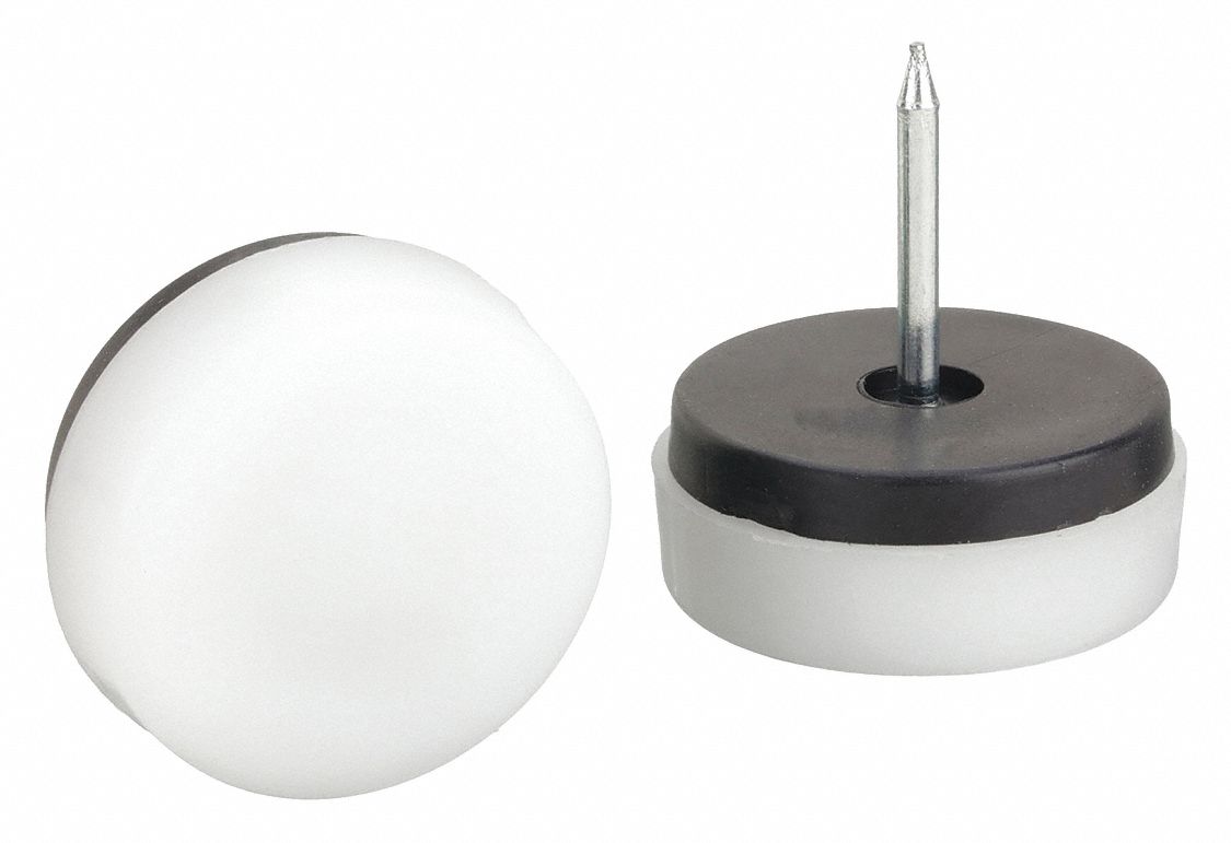 Nylon, Round, Furniture Glides - 6J608|9448 - Grainger