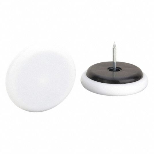 Nylon, Round, Furniture Glides - 6J609|9513 - Grainger