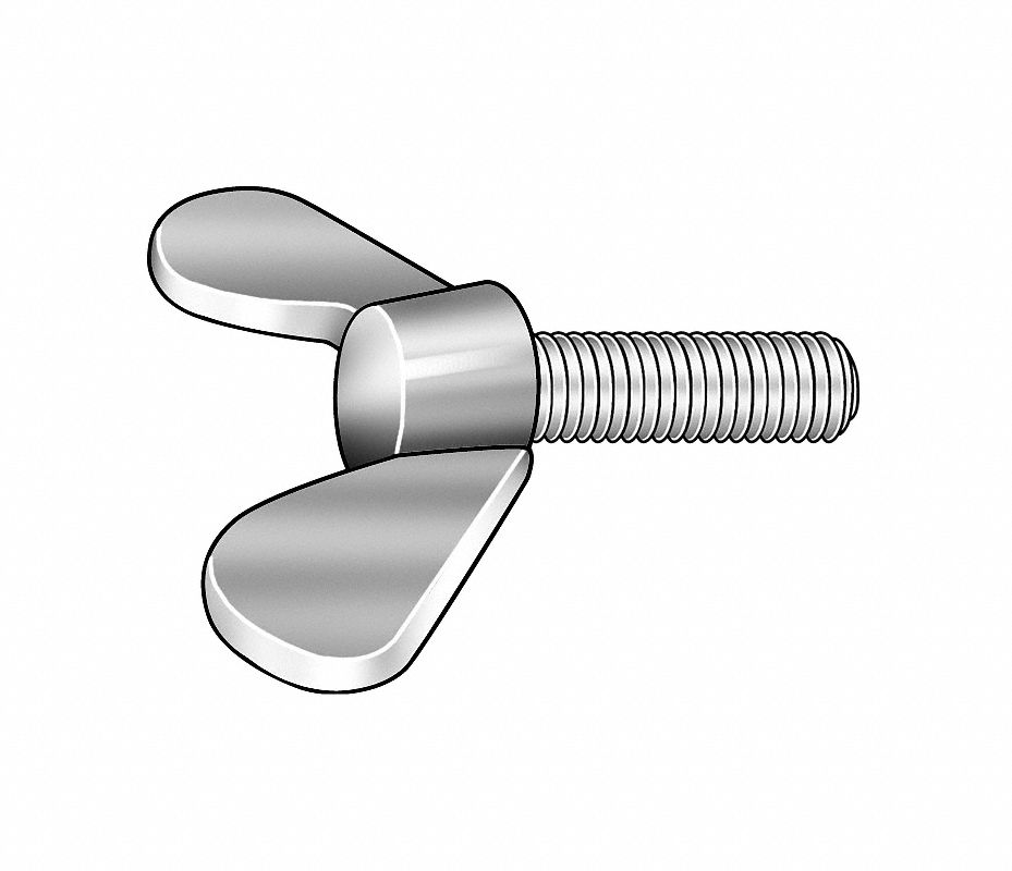 APPROVED VENDOR Tornillo Mariposa,An Cabeza 22 - Tornillos Moleteados - 6JB99 | WS6X05035-001P1 ...
