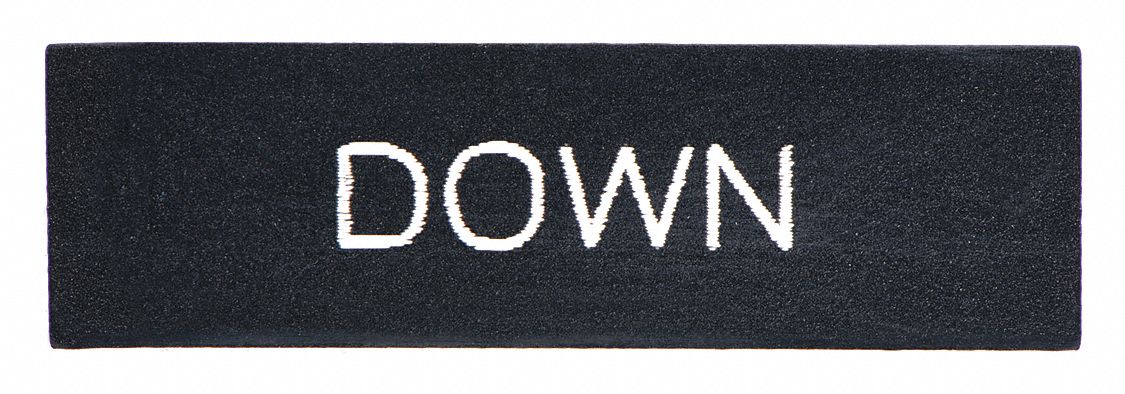 22 mm Panel Mounting Size, Rectangular, Legend Plate - 6JC08|ZBY02308 - Grainger