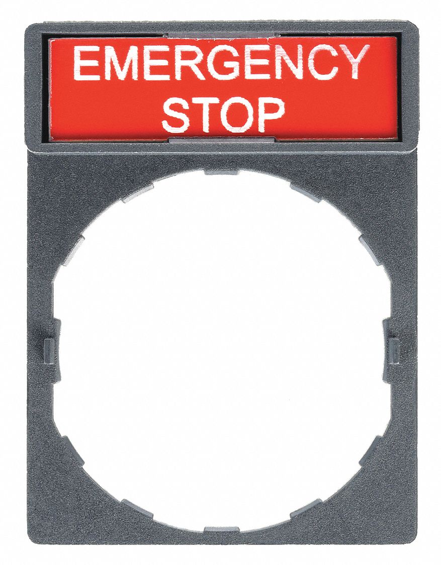 22 mm Panel Mounting Size, Rectangular, Legend Plate - 6JC22|ZBY02330 ...