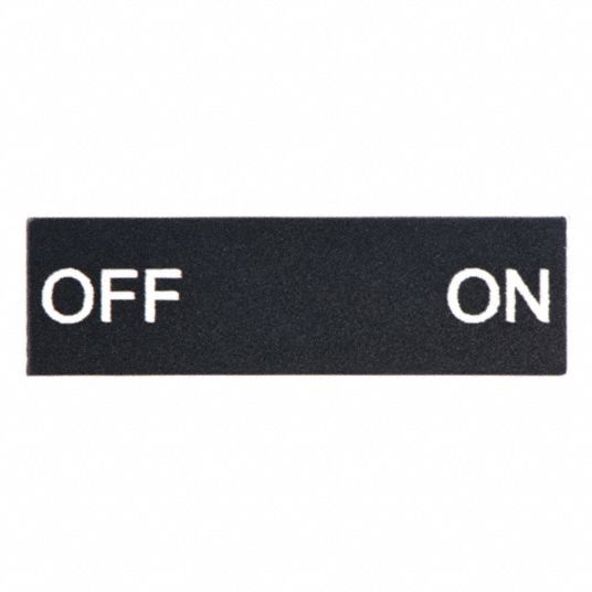 22 mm Panel Mounting Size, Rectangular, Legend Plate - 6JC26|ZBY02367 ...