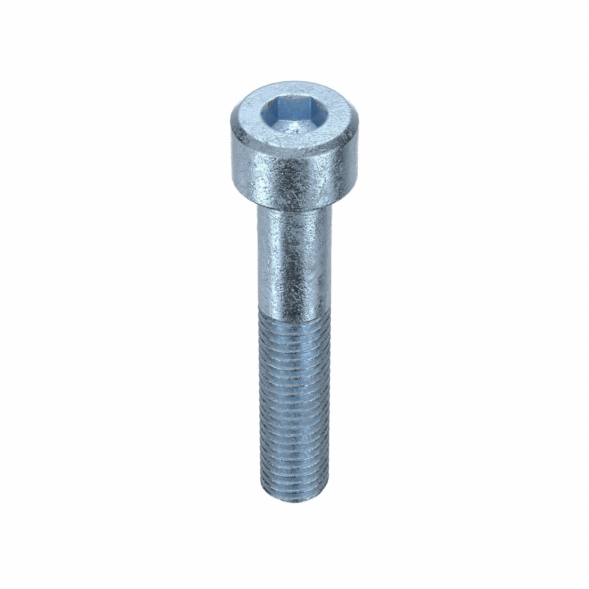 M8-1.25 Thread Size, 45 mm Lg, Socket Head Cap Screw - 6JDK0|SC22080450 ...