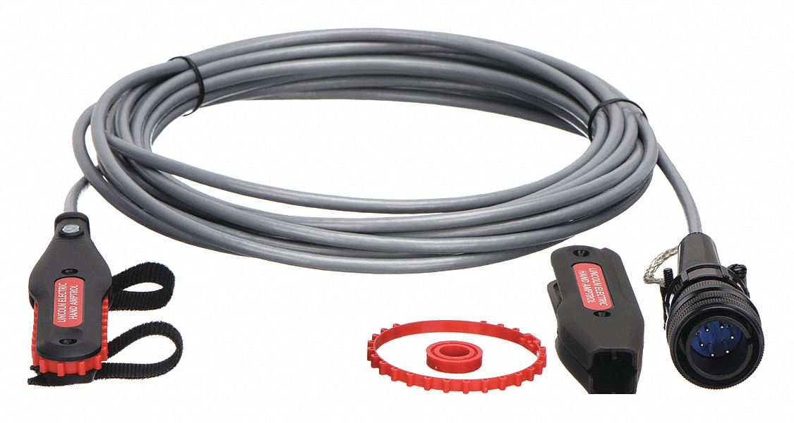 LINCOLN ELECTRIC, 25 ft Cable Lg, Rotary Track, TIG Remote Finger ...