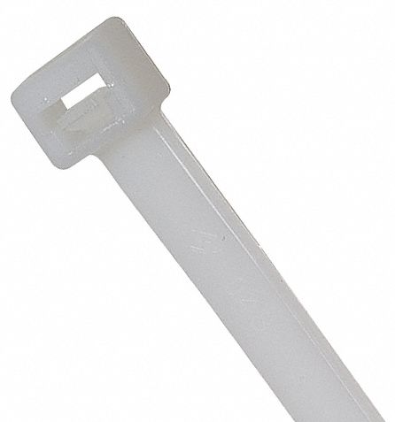 POWER FIRST Cable Tie, Standard, 23.6 in., Natrl, PK50 - 36J175|36J175 ...