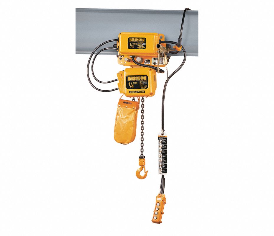 HARRINGTON Polipasto Eléctrico de Cadena, 500 lb., Elevación del ...