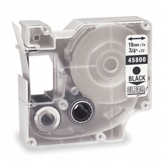 3/4 in x 23 ft, Polyester, Continuous Label Roll Cartridge - 6JG42 ...