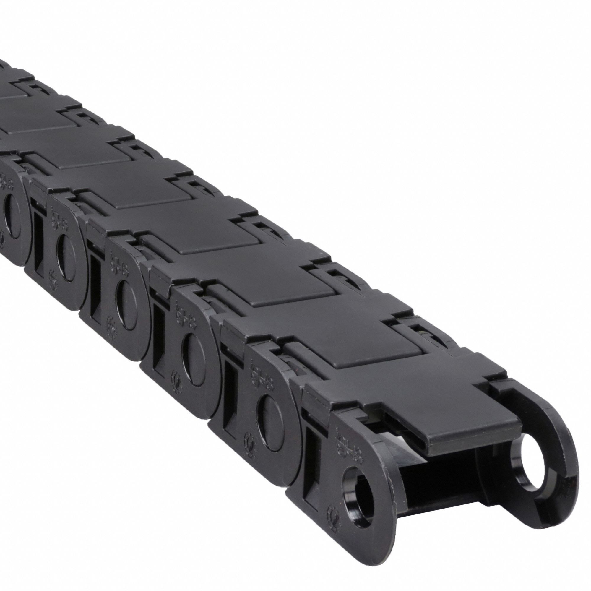 IGUS Cable and Hose Carrier: Zipper, 1 Channels, 0.7 in Cavity Ht, 1 in ...