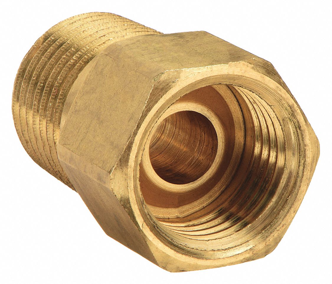 5/16 in OD x 1/4 in Pipe Fitting Size, Flared/Threaded, Flared Fitting Adapter - 6JLF2|48IFHD-5 ...