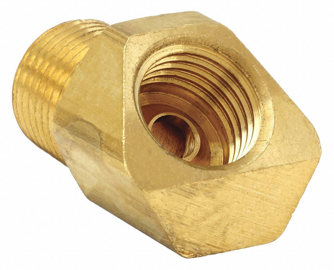 1/4 in OD x 1/8 in Pipe Fitting Size, Flared/Threaded, Flared Fitting Elbow - 6JLH8|259IFHD-4-2 ...