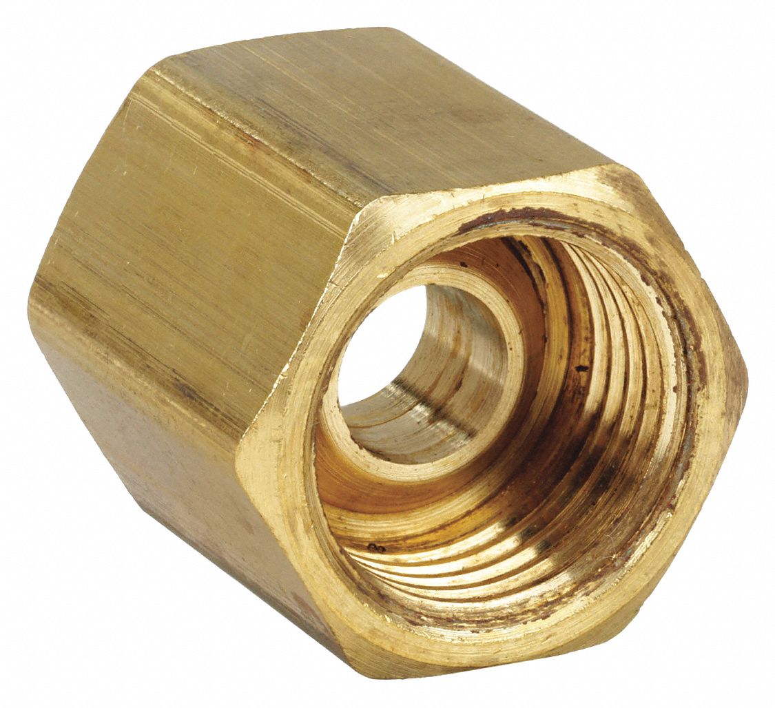 3/16 in OD x 3/16 in OD Fitting Size, Flared, Flared Fitting Union ...